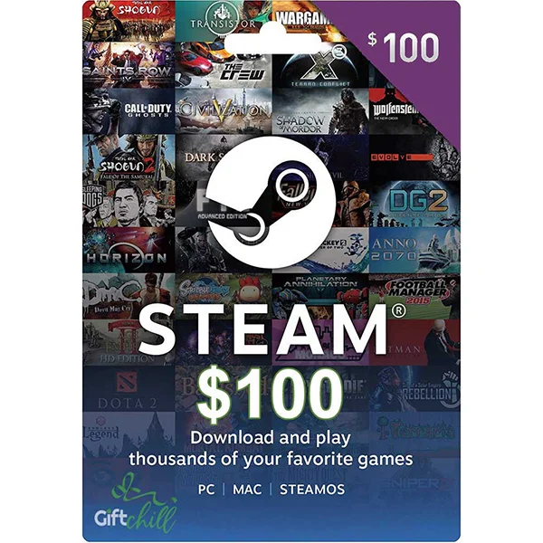 Steam Wallet Card $100 - Ecuador Geɘk